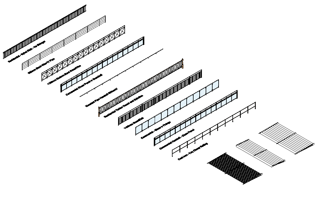 Railing Family System In Revit Library Revit