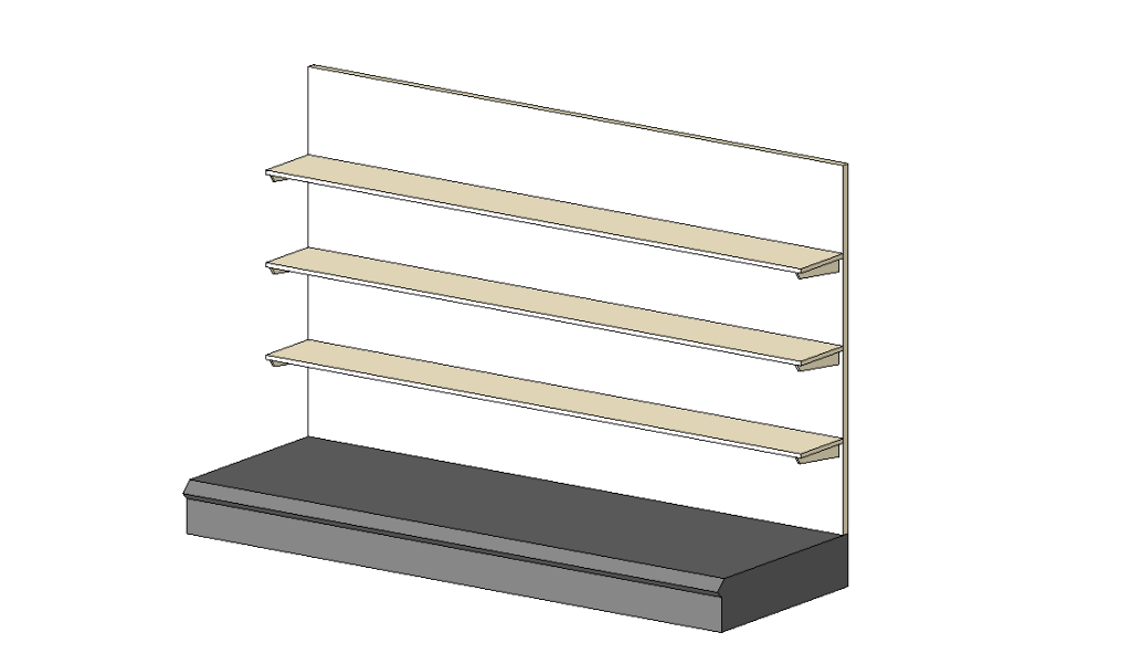 Display Rack With Shelves In Revit | Free Download! (208.00 KB ...