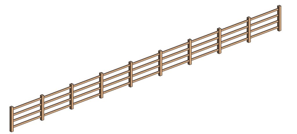 Fencing - Post And Boards In Revit | Free Download! (3.96 MB) | Library ...