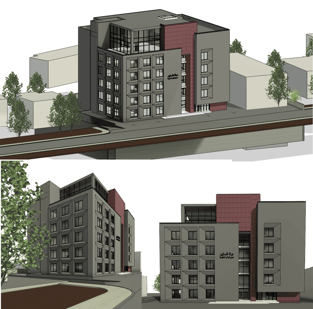 Modern Urban Apartment Building In Revit | Free Download! (23.13 MB ...