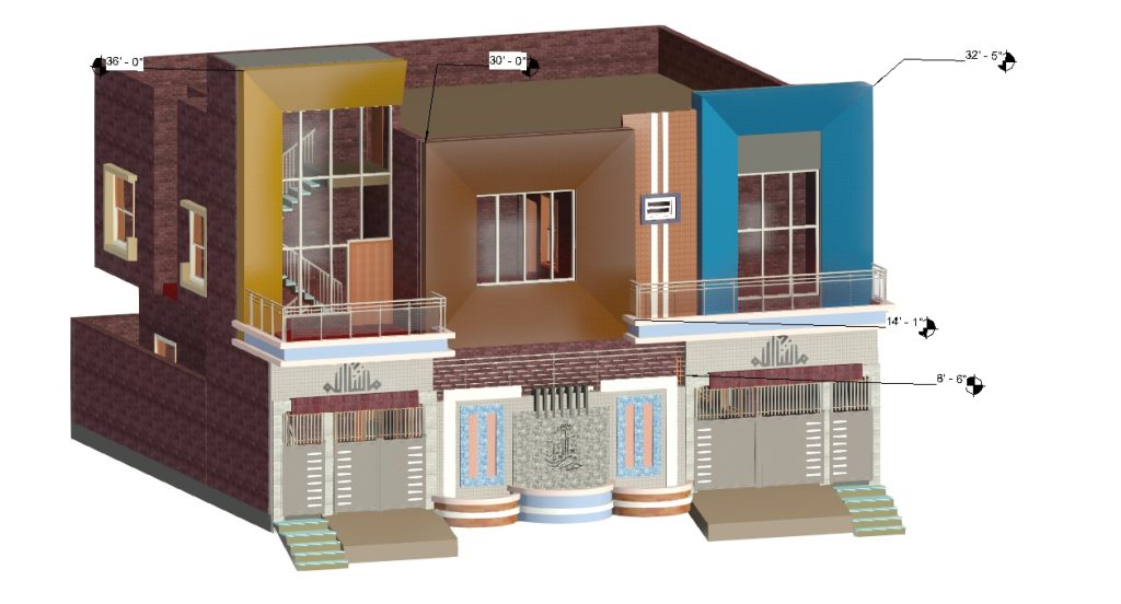 Modern Residential Building Design In Revit | Free Download! (15.04 MB ...
