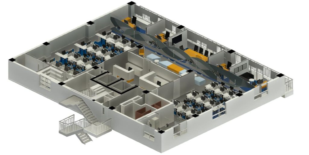 Office Floor Plan Design In Revit | Free Download! (70.20 MB) | Library ...