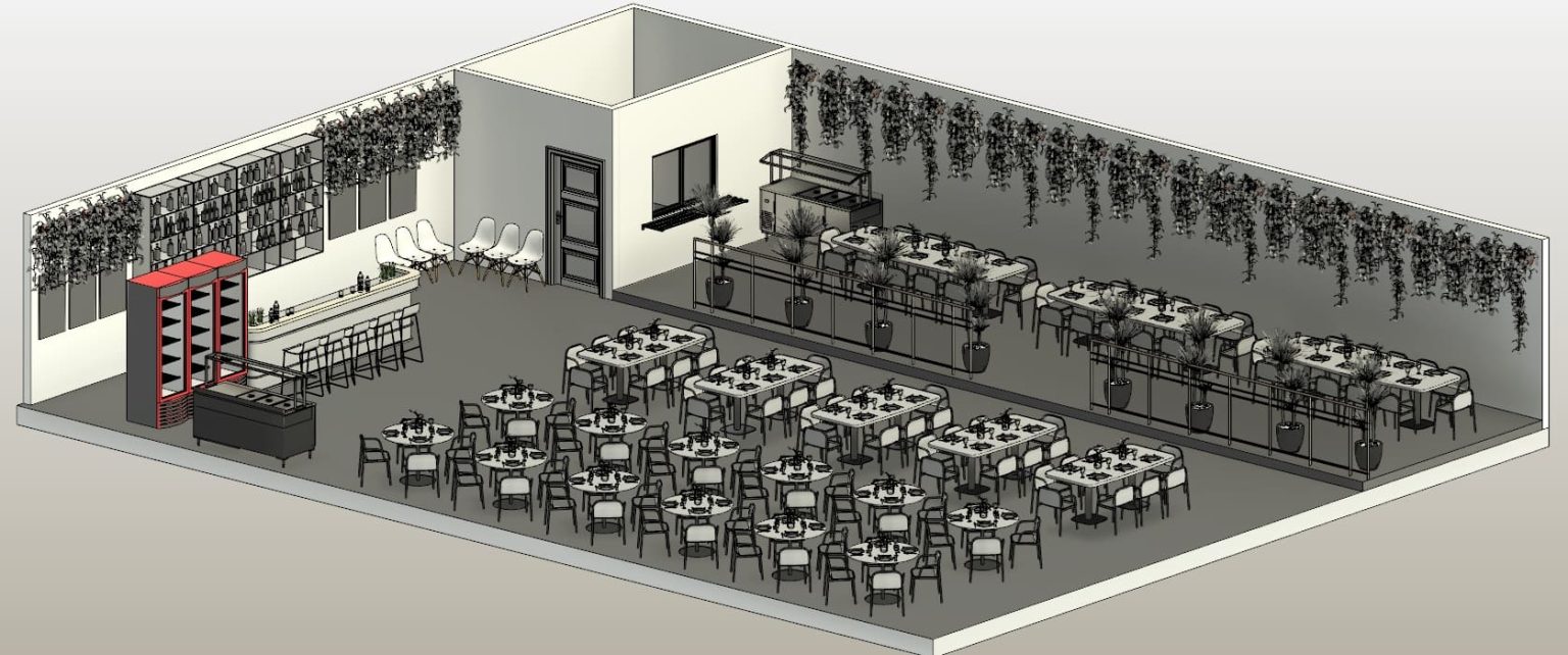 Revit Families & BIM Objects Of Bars - Restaurants ¡Free Download!