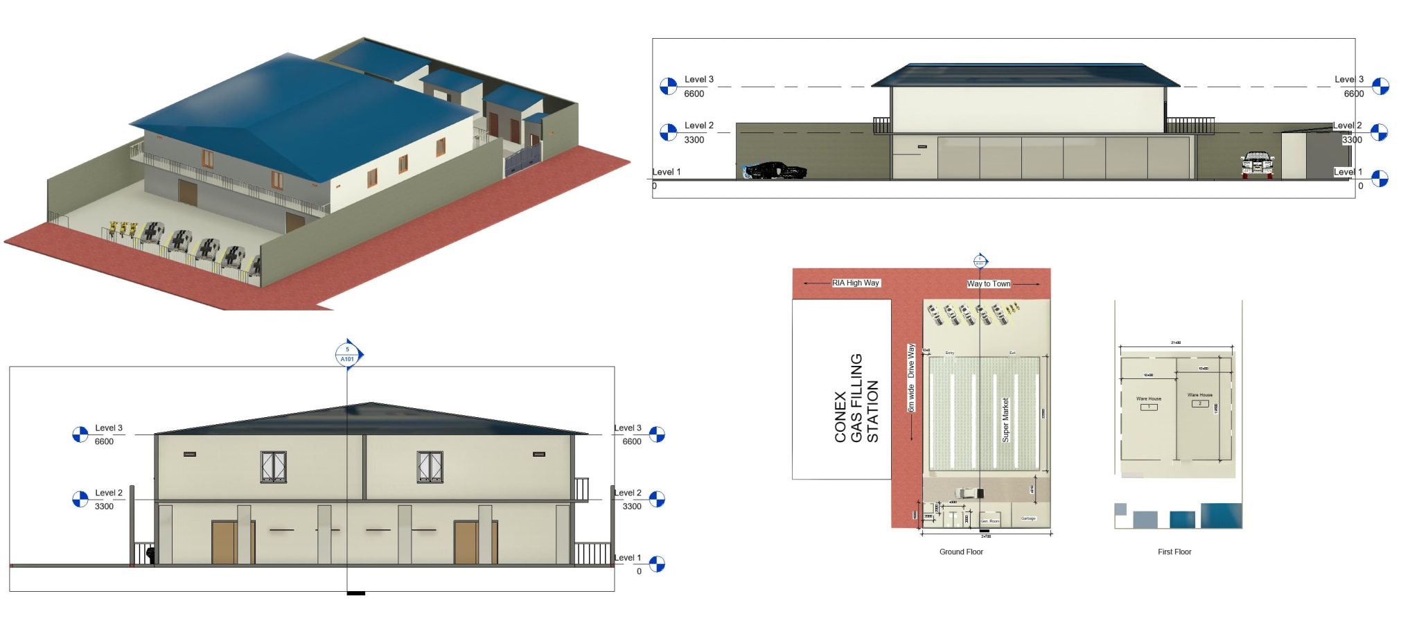 Revit Families & BIM Objects Of Shopping Centers - Supermarkets ...