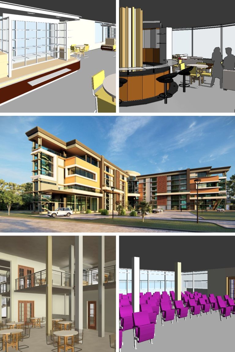 Contemporary Office Building Design In Revit | Free Download! (35.88 MB ...