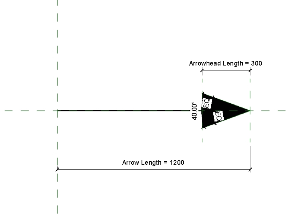 Arrow Parametric Symbol Family In Revit In Revit Library Revit Arrow Parametric Symbol Family In Revit In Revit Library Revit